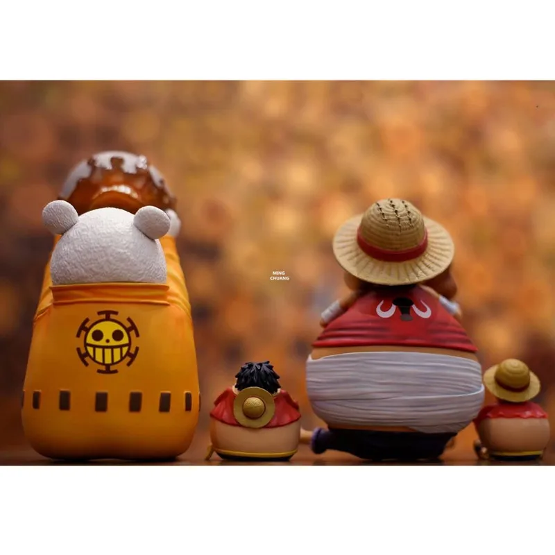 6" One Piece Statue The Red Heart Pirates Bust Foodie Bepo Full-Length ...