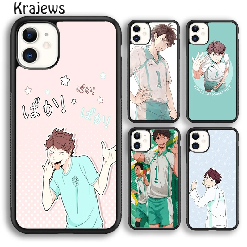 Krajews Haikyuu Anime Oikawa Tooru TOAKA Pattern Phone Case For iPhone ...
