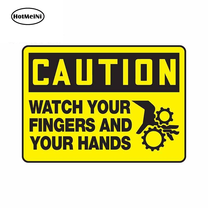 HotMeiNi 13cm x 9.3cm WARNING Labels Caution Car Sticker WATCH YOUR ...