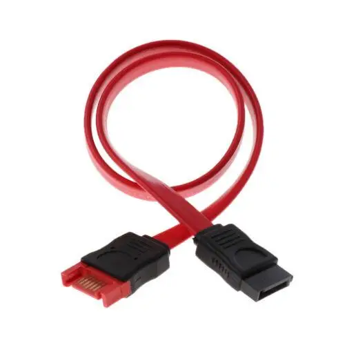 SATA Extension cable Red SATA 7 Pin Male to SATA 7 Pin Female Extension ...