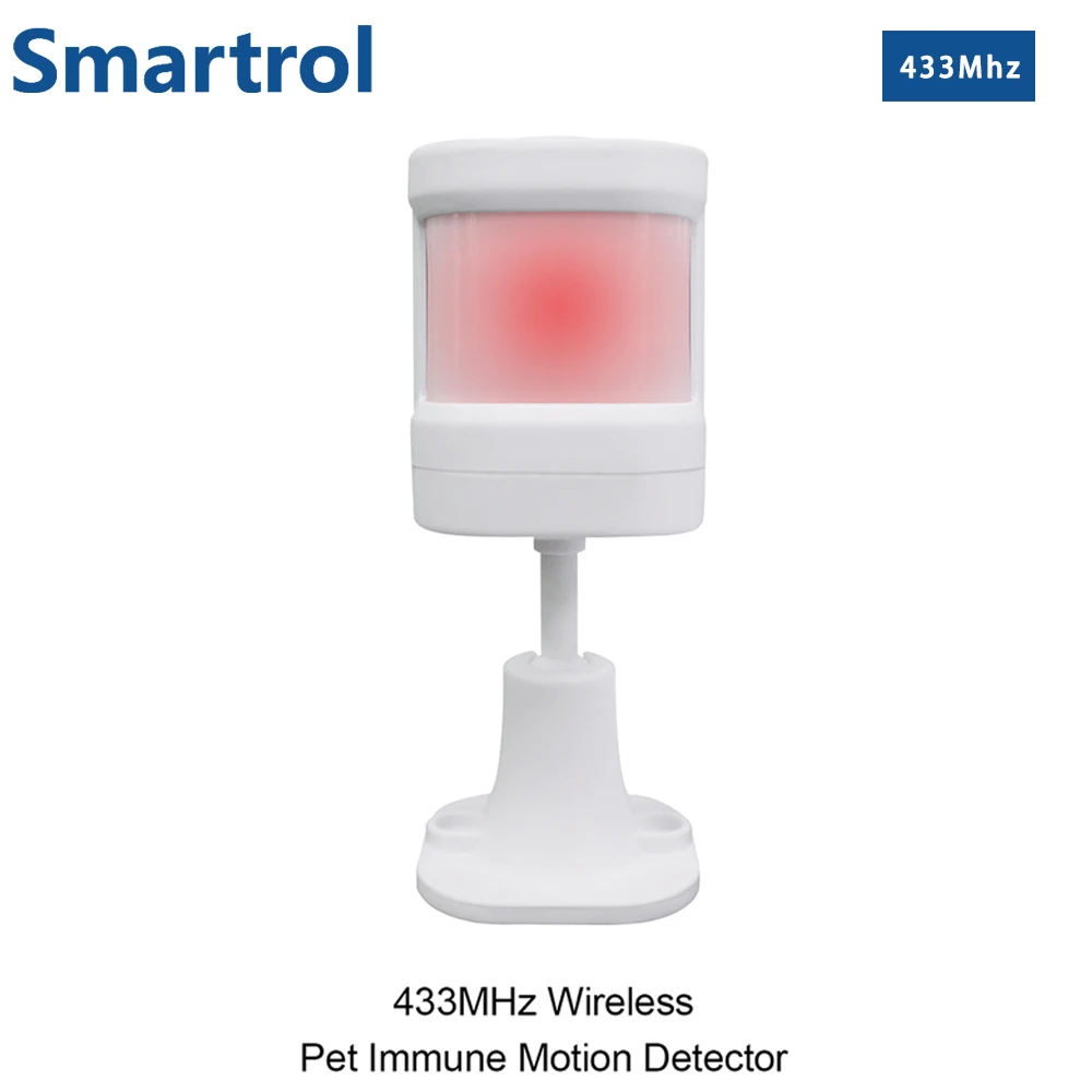 SMARTROL P20 433MHz Wireless PIR Foot Stand Smart Body Motion Sensor ...
