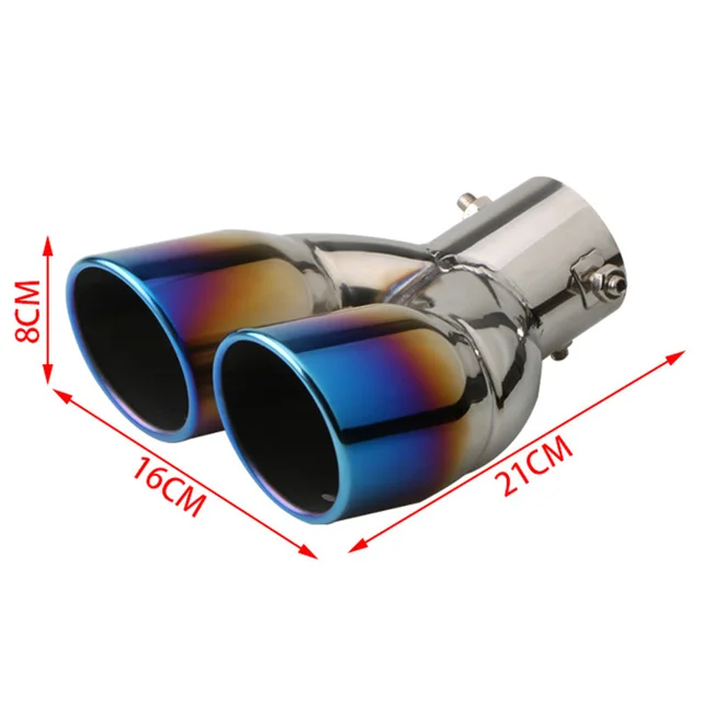 Car Exhaust Pipe Muffler Tail Pipe Outlet Nozzle End Universal ...