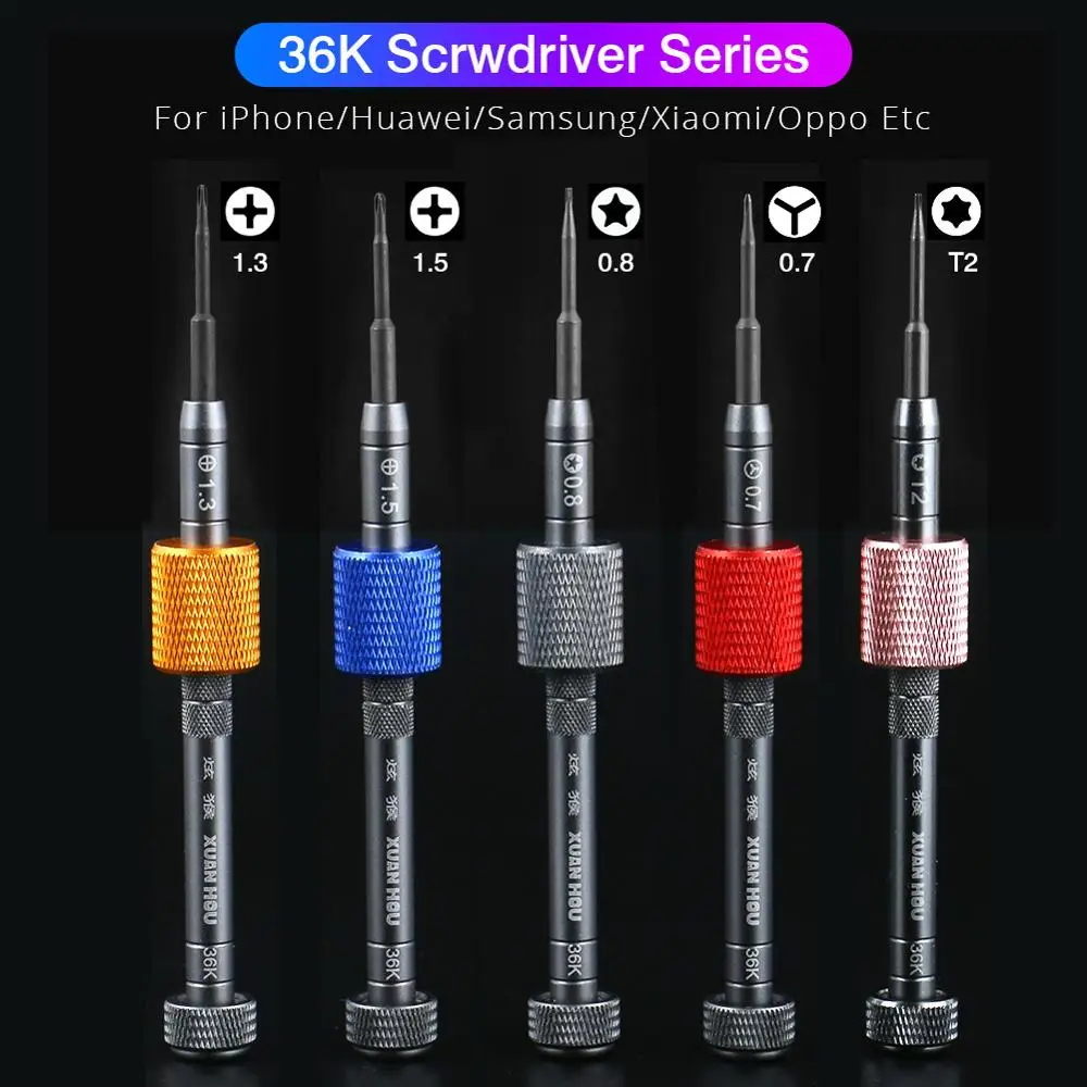 36K Precision S2 Batch Head Screwdrivers Set Anti rust/fall/Slip ...