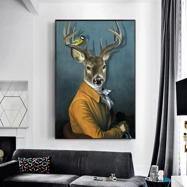 Modern Deer Artwork