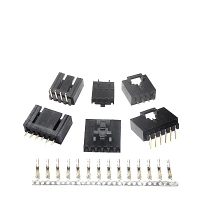 10 Set MX2.54 Dupont Connector 2/3/4/5/6/8/12Pin with Belt Buckle Single Row 2.54mm Straight Pin ...