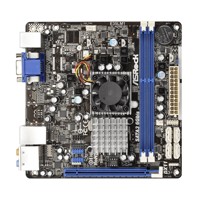 Placa base para ASRock E35LM1, DDR3, 8GB, Zacate, E 240, apu amd, A50M ...