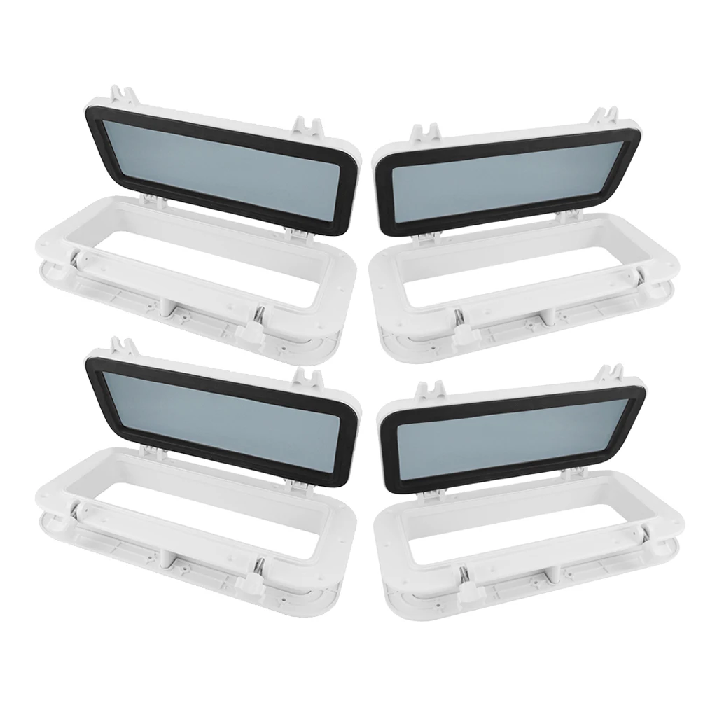 4Pcs-Boot-Patrijspoort-Rechthoekige-Opening-Patrijspoort-Venster-Poort ...
