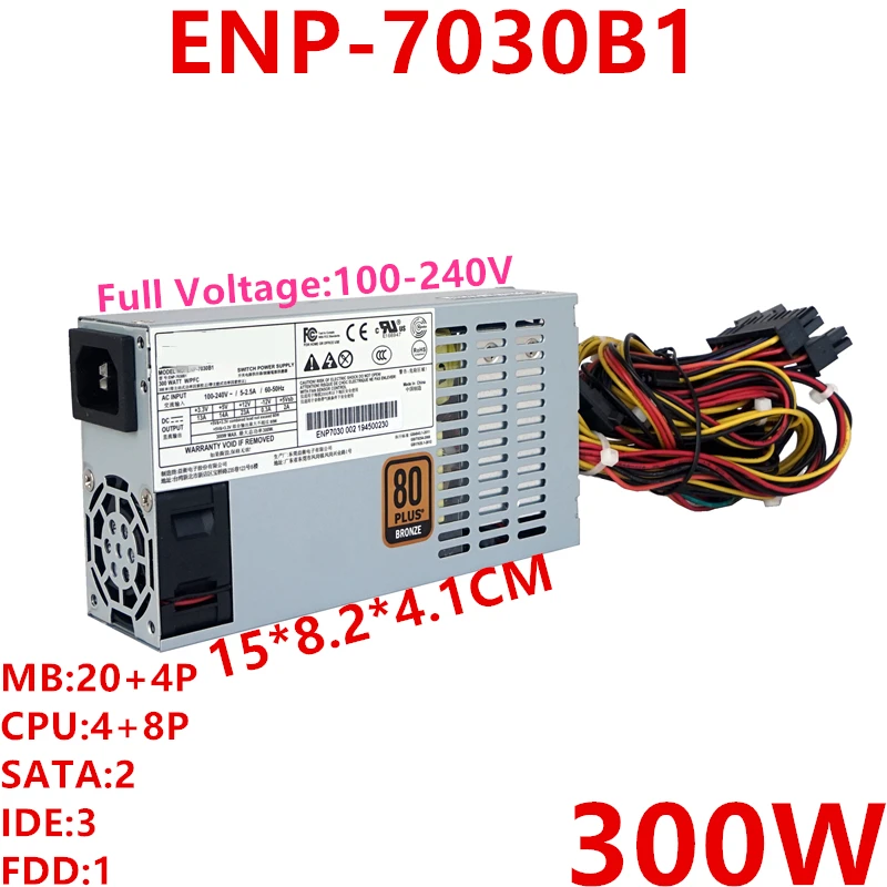 Original PSU For Enhance 80plus Bronze FLEX Nas Small 1U 300W Power ...