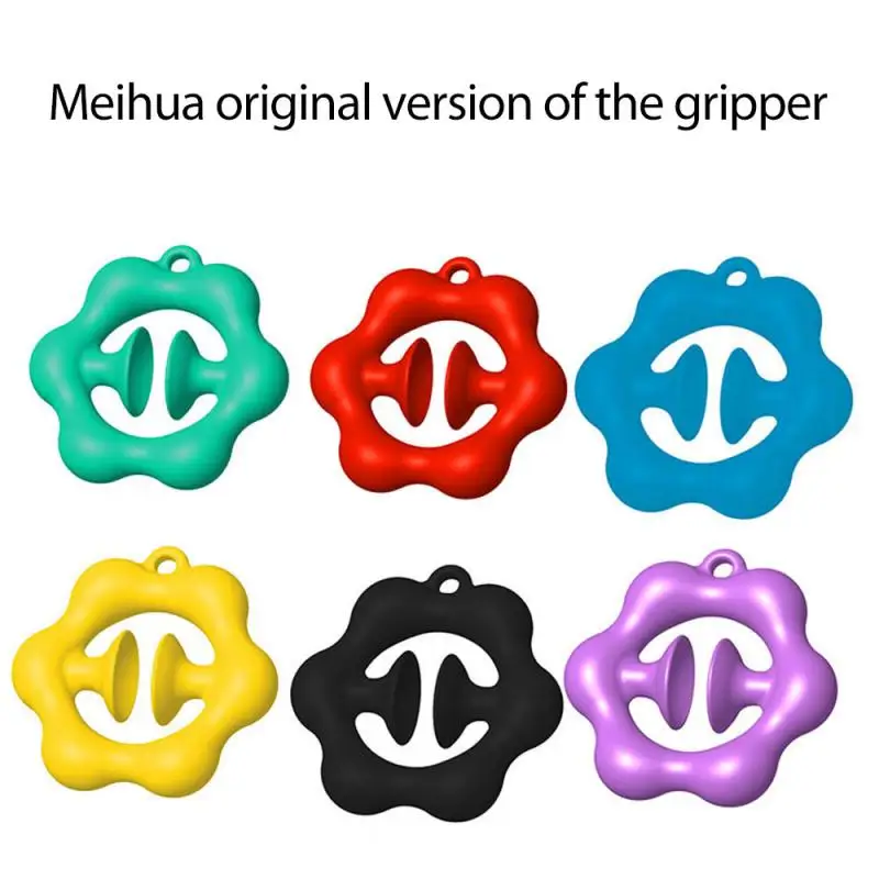 New Silicone Adjustable Hand Grip Gripping Ring Finger Forearm Trainer ...