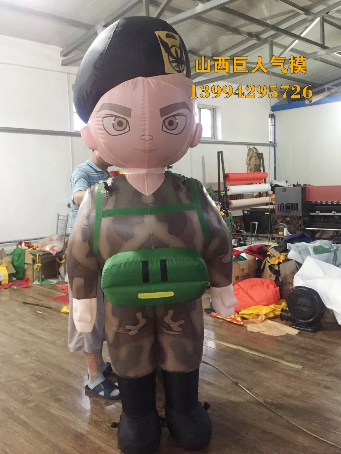Hot-sale-inflatable-military-air-model-military-cartoon-model ...
