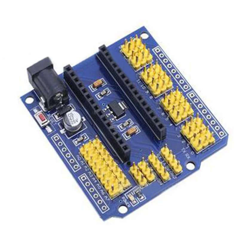 3.3V 6 PWM 핀 AREF 출력 Nano V3.0 I/O 확장 보드 NANO I/O Shield For Arduino ...