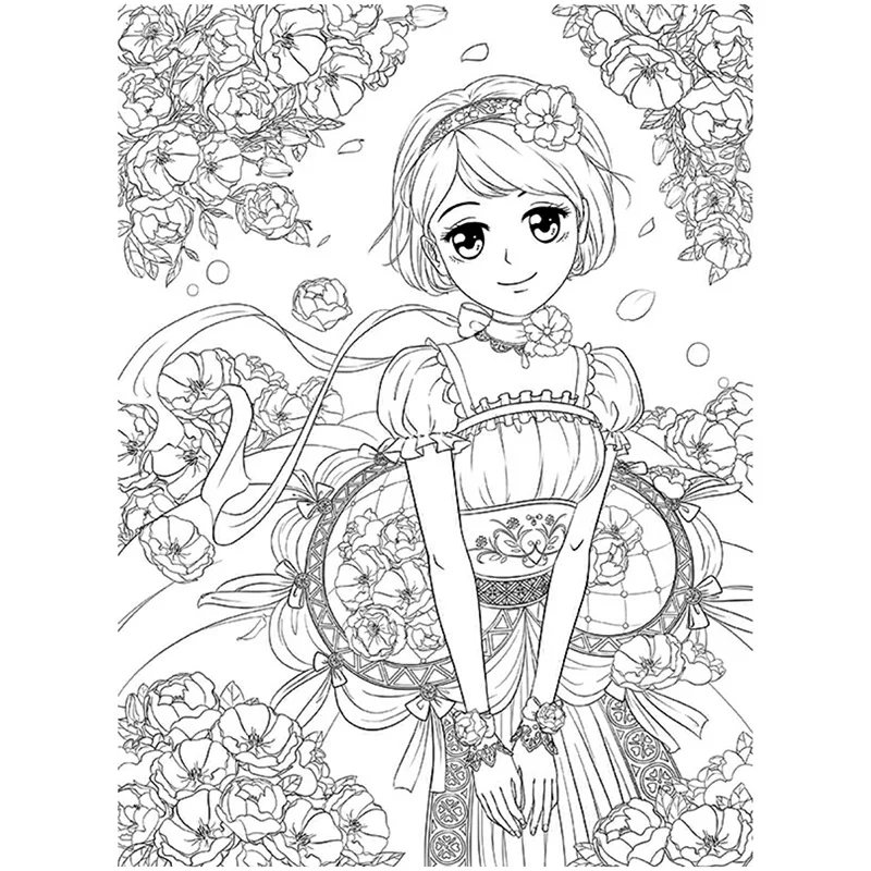 Beautiful Princesses Coloring Pages