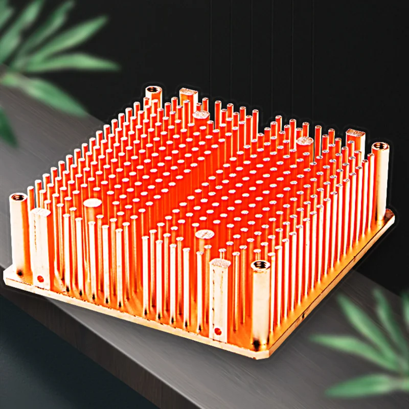 Computer Server Cpu Chip Pure Copper Needle Cylindrical Heat Sink Fins ...