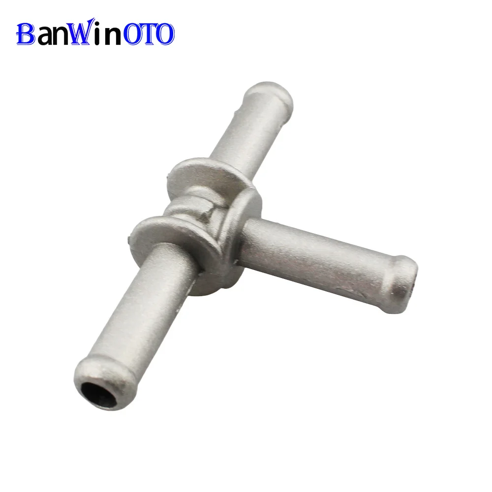 Aluminium-Coolant-T-Fitting-Hose-Connector-Coupler-Water-Pipe-for-VW ...