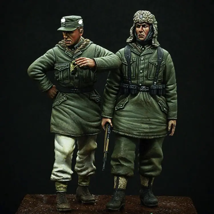 1-35-Grenadier-Set-2-figures-4-heads-included-Resin-kit-soldiers-GK ...