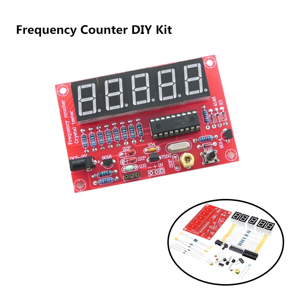 DIY-Digital-LED-Frequency-Counter-1Hz-50MHz-USB-5V-Crystal-Oscillator ...