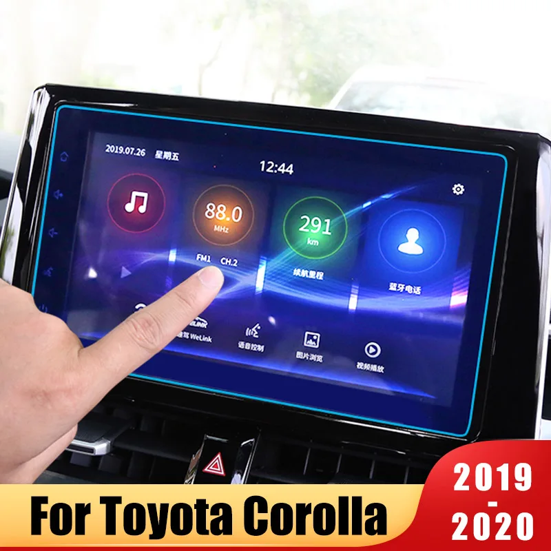 For-Toyota-Corolla-2019-2020-Tempered-Glass-Car-Navigation-Screen ...