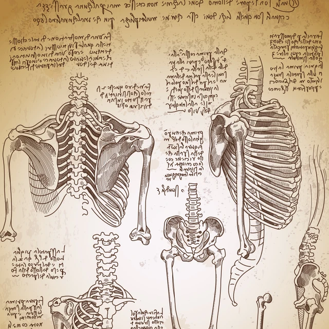Leonardo Da Vinci Human Body Drawings