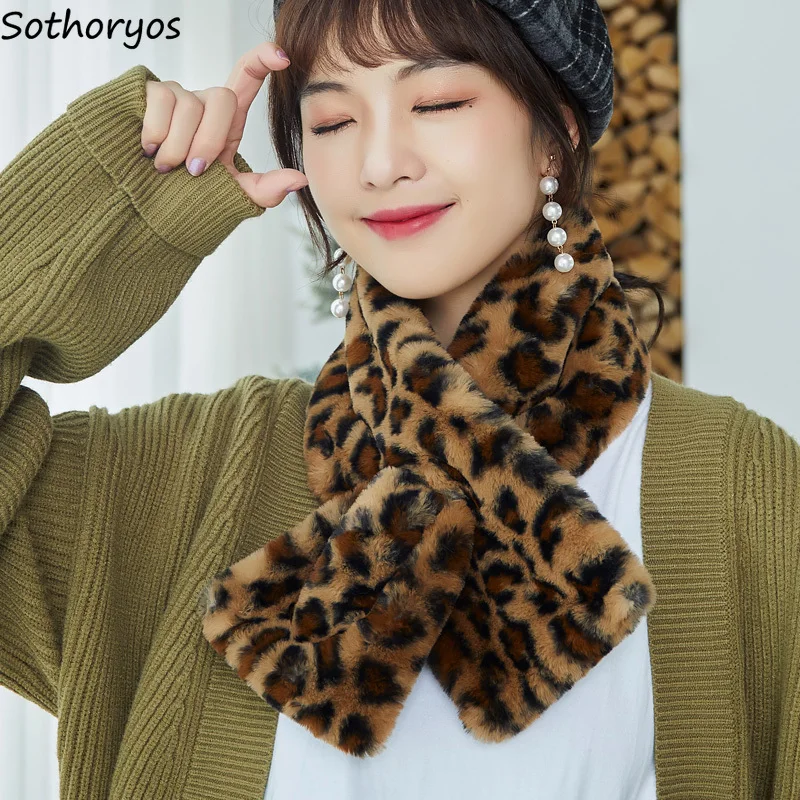 Bufandas con estampado de leopardo para mujer, pañuelos sencillos y ...