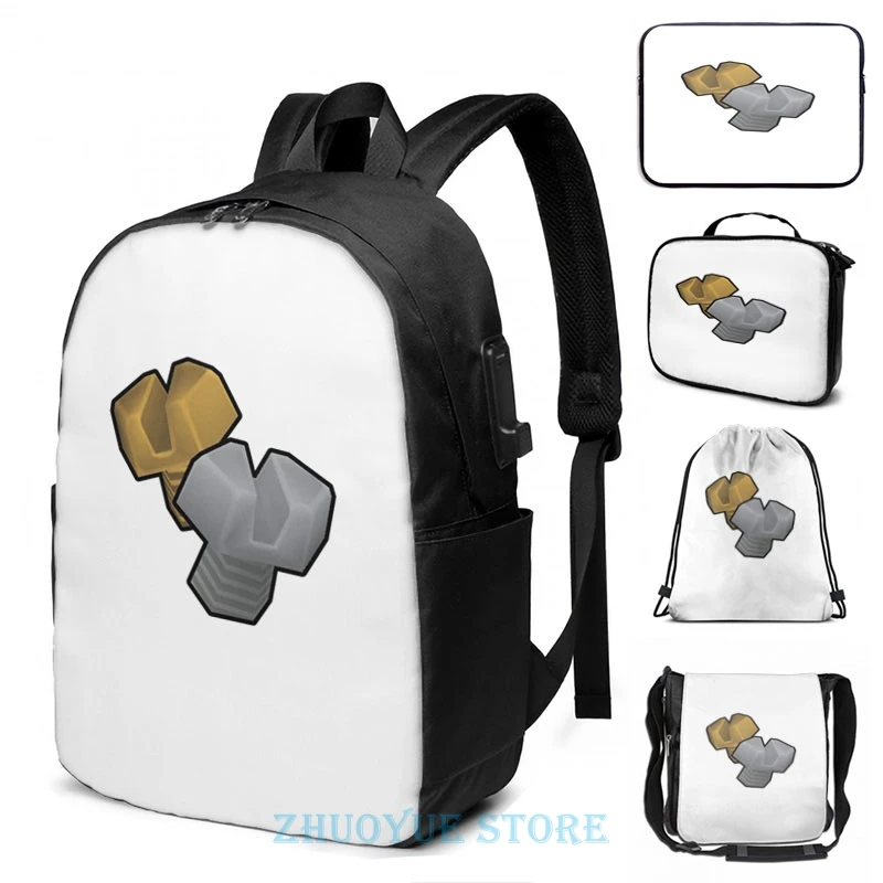 Funny Graphic Print Ratchet And Clank - Some Bolts Usb Charge Backpack ...