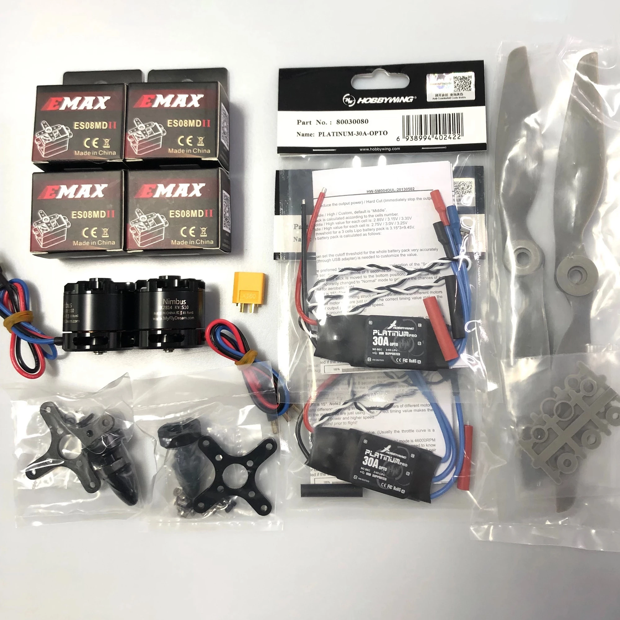 PNP-POWER-PACKAGE-FOR-Fix-wing-MINI-CROSSWIND-1600-RC-Airplane-Drone ...