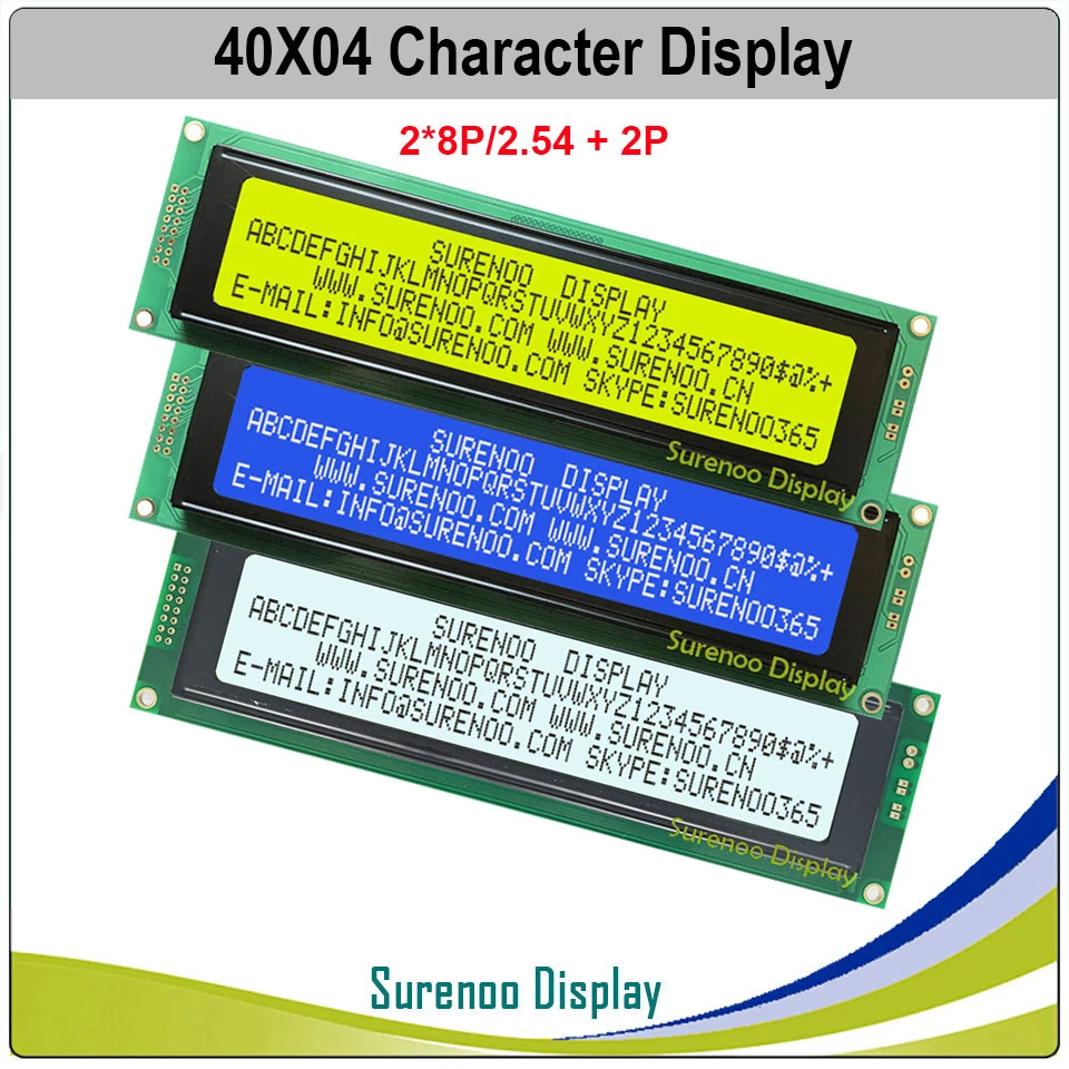 404 40X4 4004 Russian Japanese English Character LCD Module Display ...