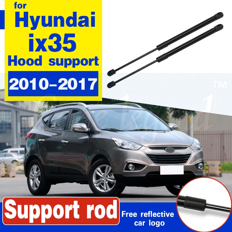 For Hyundai ix35 2010-2017 Car Styling Front Bonnet Hood Gas Struts ...