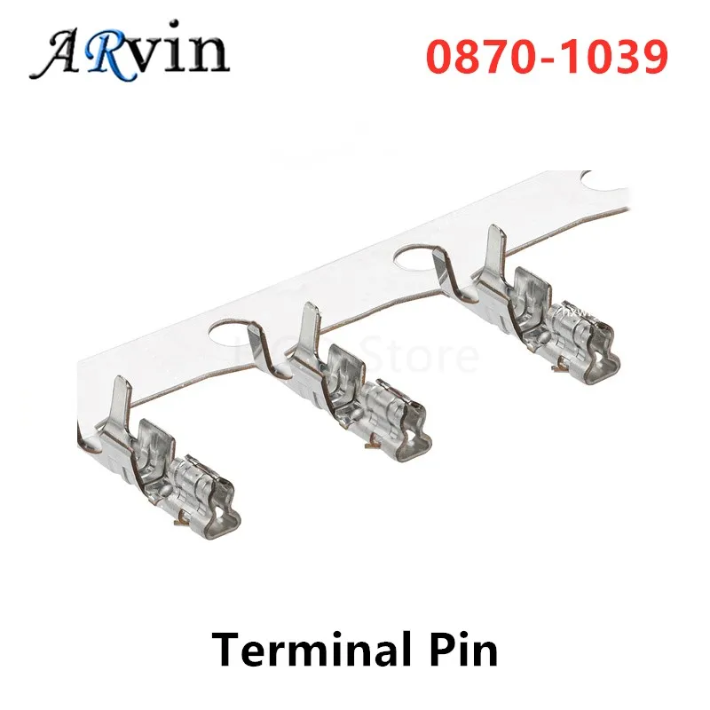 100pcs Molex Connector Terminal Pin 0870-1039 08701039 Wire Gauge 22 ...