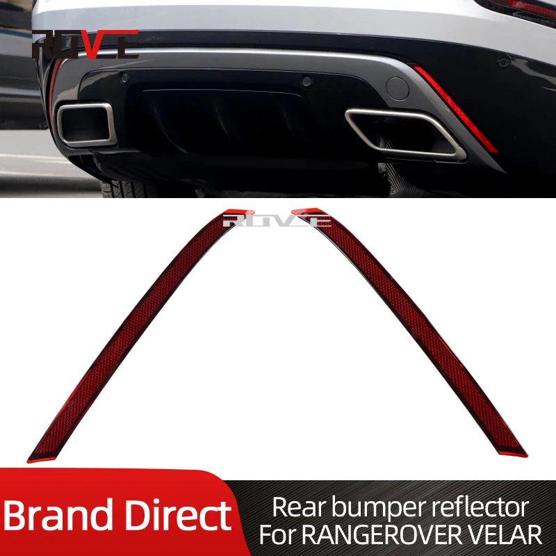 ROVCE-Car-Rear-Bumper-Reflector-Red-Lens-Warning-Strip-LR093435 ...