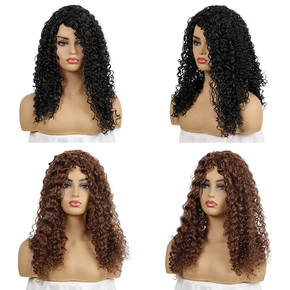Peluca afro rizada peluca rizada Jerry para pelucas de cabello para ...