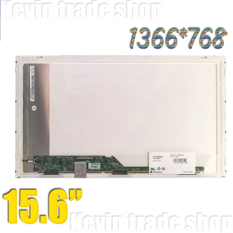 Pantalla para portátil de grado B de 15,6 pulgadas, B156XW02 V.2 V.6 LP156WH4 TLN1 B156XTN02.0 ...