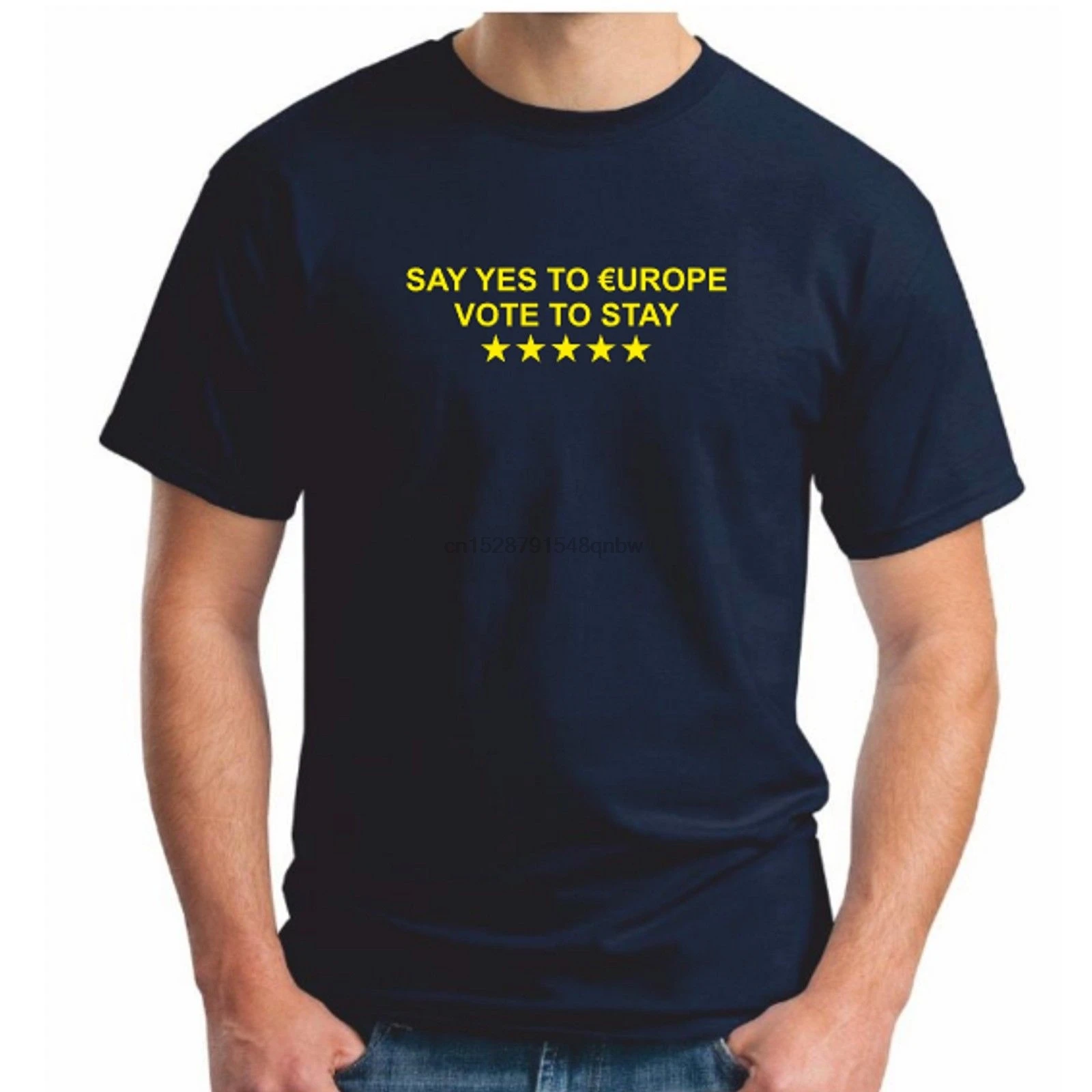 Mens YES TO EUROPE Tshirt Mens Vote Stay EU Referendum T Shirt Brexit ...