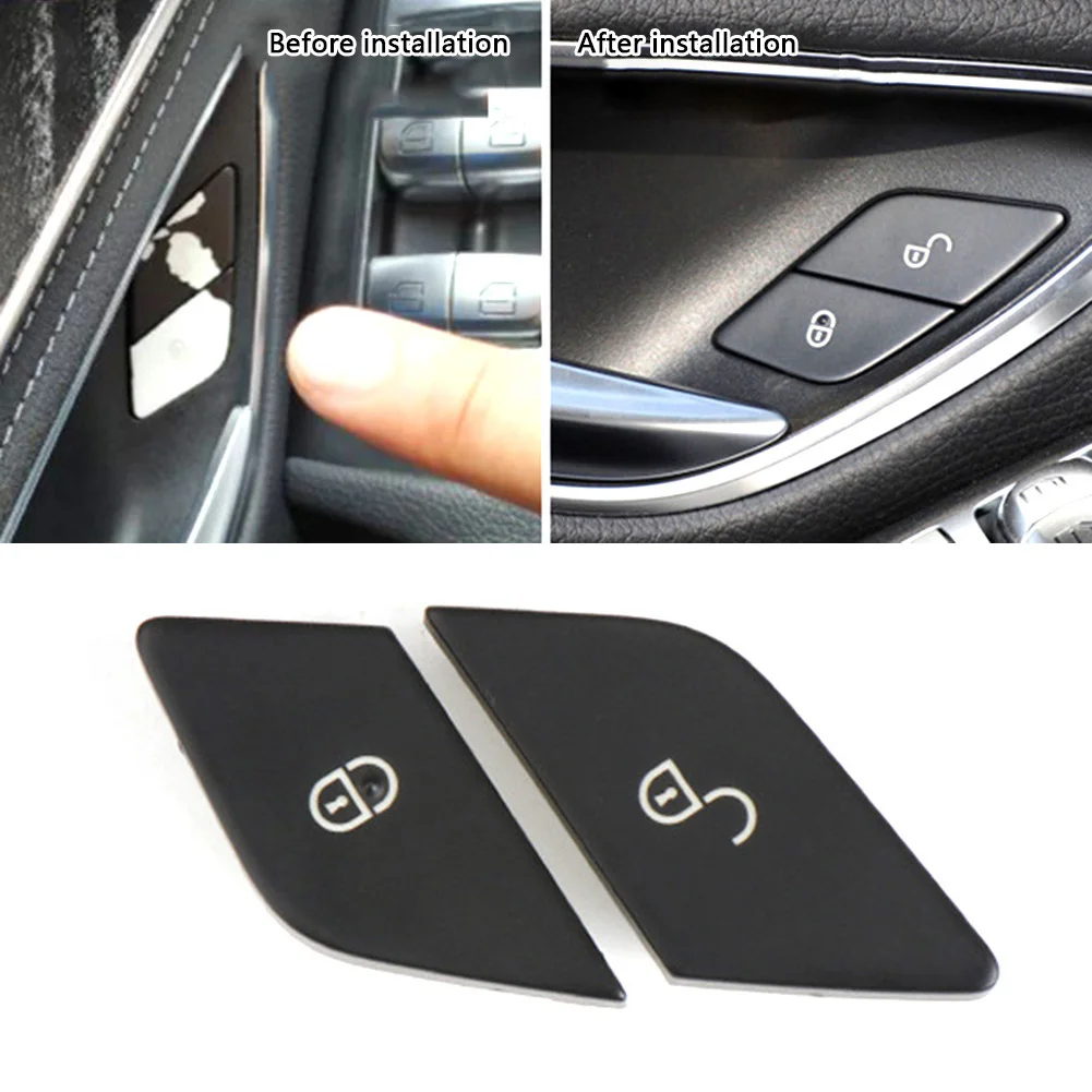 Car-Central-Door-Lock-Switch-Repair-Button-CAP-Cover-for-Mercedes-Benz ...