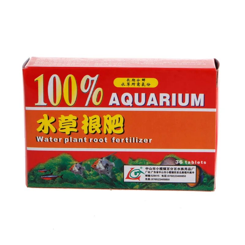 36pc/Box Aquarium Fish Tank Aquatic Cylinder Water Root Fertilizer ...