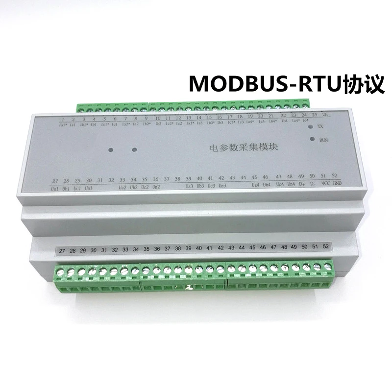 3 Phase 3 Channels Electric Parameter Acquisition Module Rs485 ...