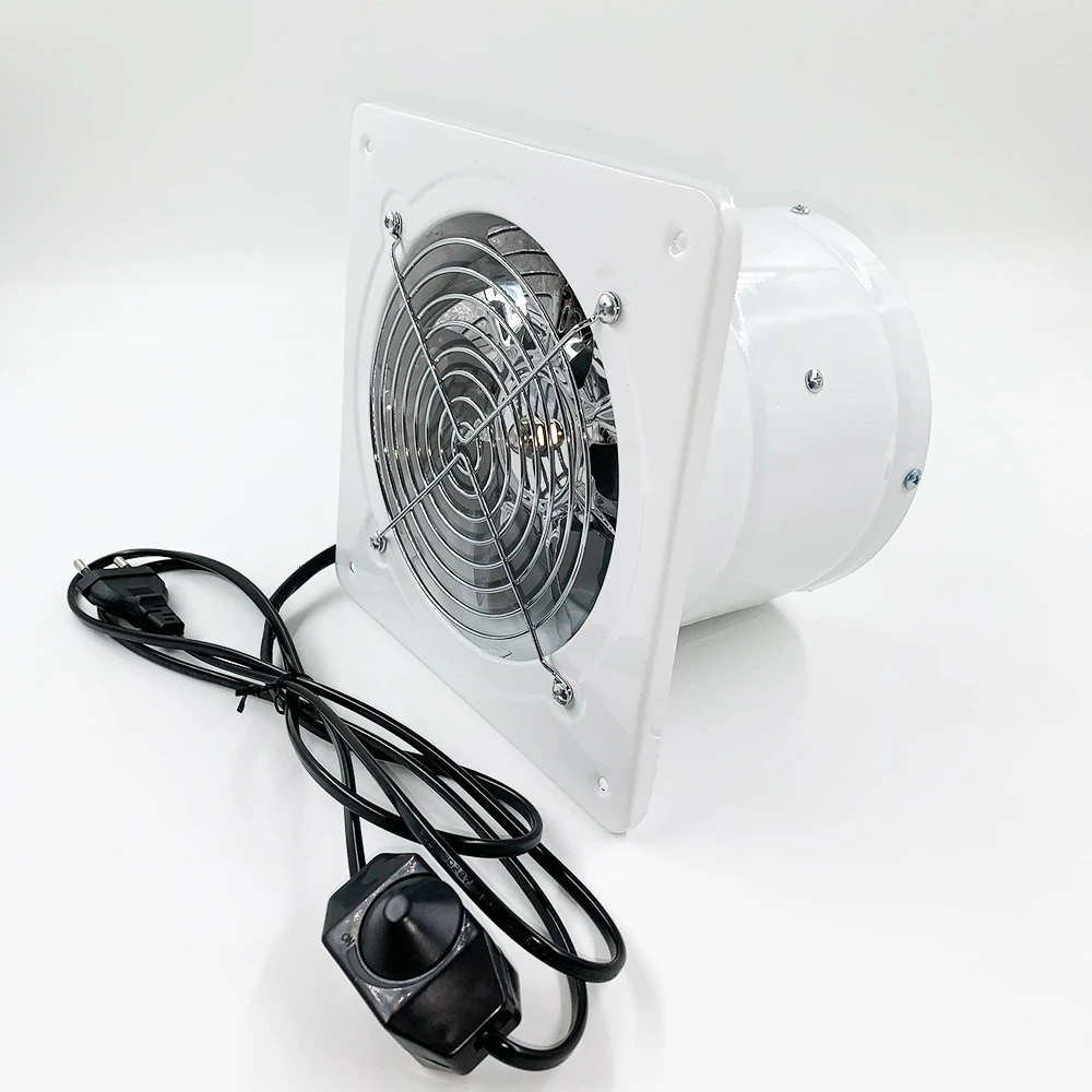 220V 6 Inch Duct Exhaust Pipe Fan for Bathroom Toilet Air Ventilation ...