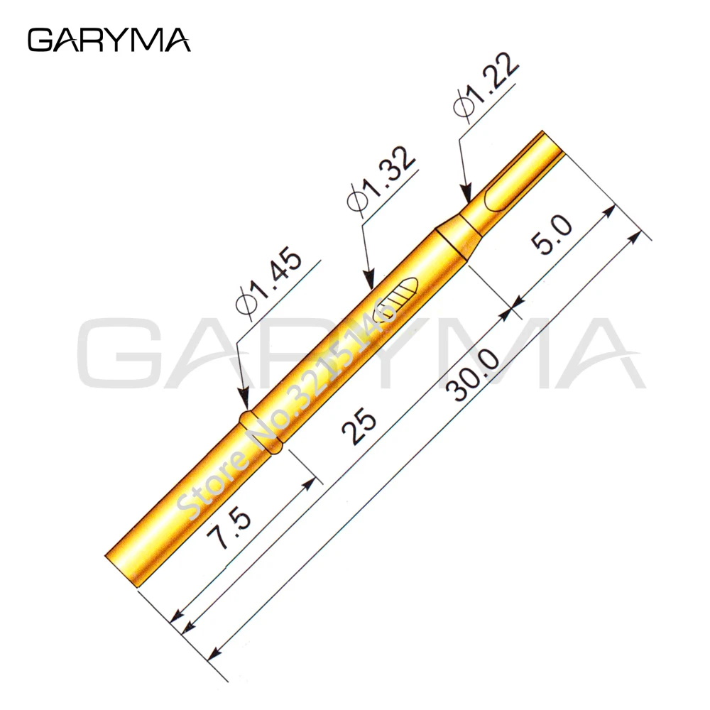 100Pcs in a Pack RL75 4S Test Probe Pogo Pin Receptacle Length 39.0mm ...