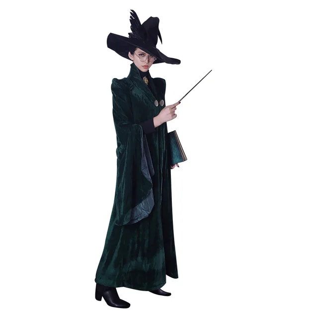 Harry Potter Series Professor Minerva McGonagall Dress Cosplay Costume - AllCosplay.com