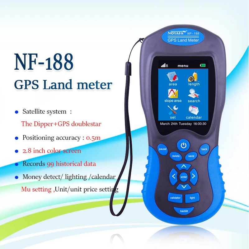 Gps Land Meter Noyafa Nf-188 Geological Survey Instrument Any Earth ...