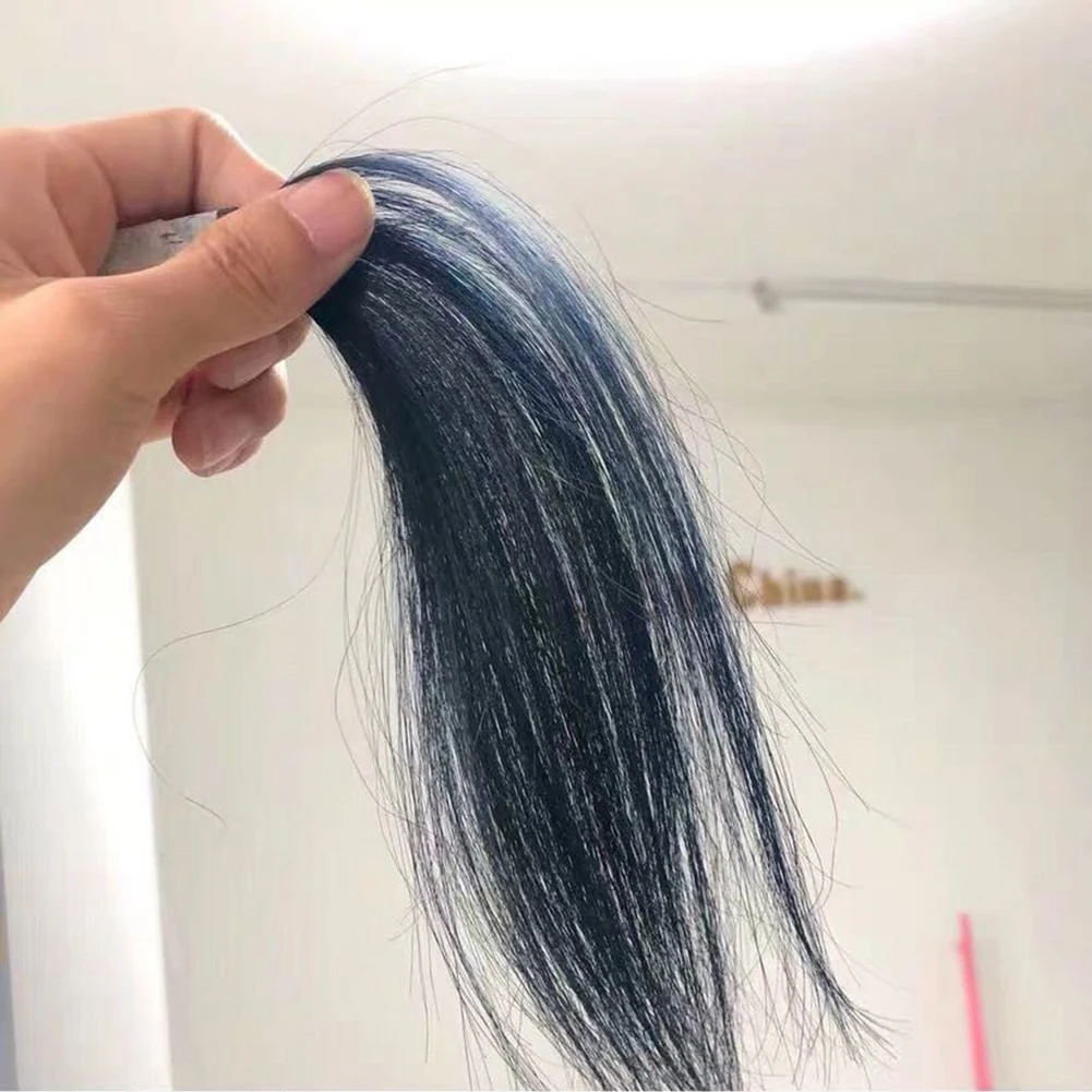 Black Hair With Blue Tint