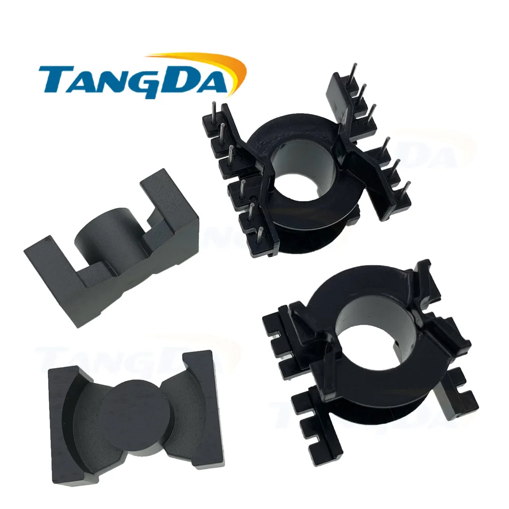 Tangda PQ3225 PQ32 25 core Bobbin 6+6pin magnetic core+skeleton PC40 soft ferrite cores ...