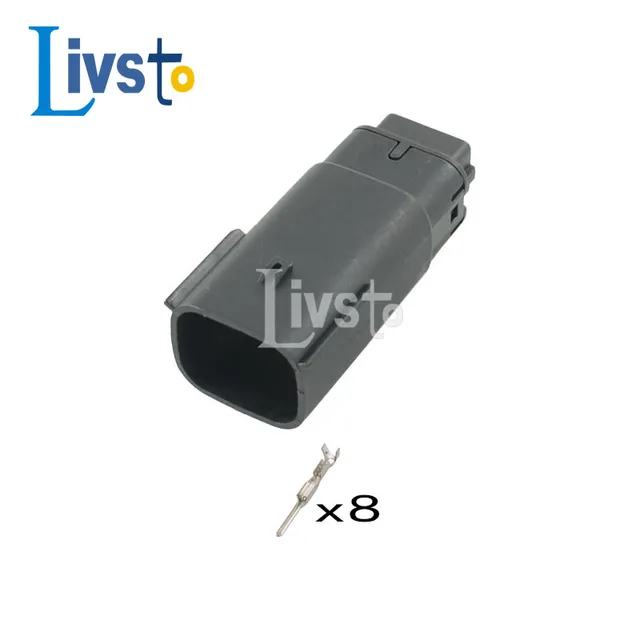 5 Készlet 8 Csap 1,5 Mm-Es Molex Anya Férfi Vízálló Autóvezeték ...