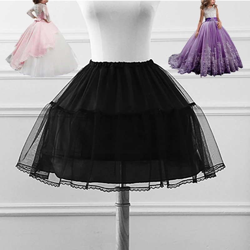 Petticoats For Kids Flower Girls Dresses Little Girls Crinoline 2 Hoop ...