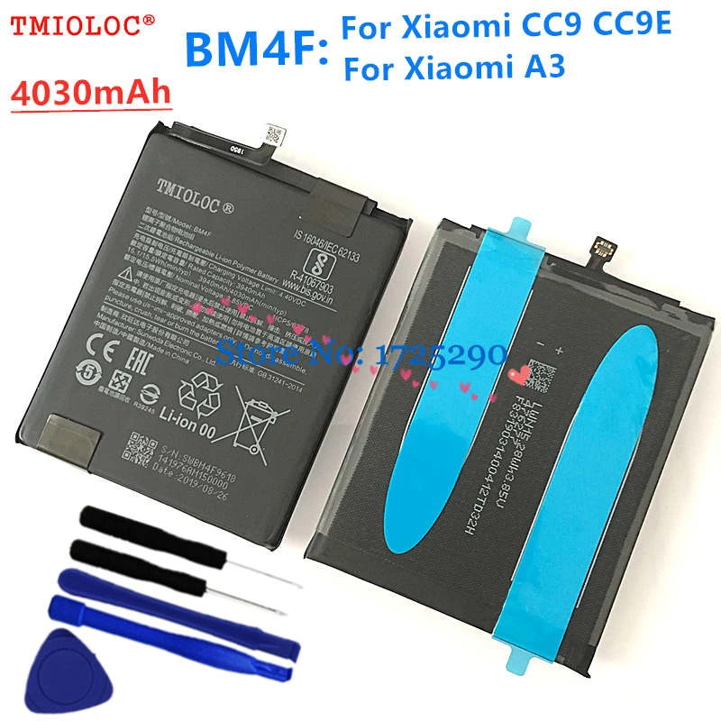 New High Quality Battery Bm4f 4030mah For Xiaomi Mi A3 For Mi9 Lite ...