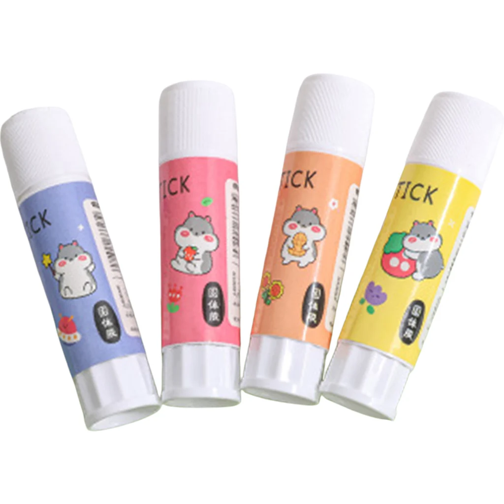 Cute Cartoon Solid Glue Stick Strong Adhesives Glues for Student Tapes ...