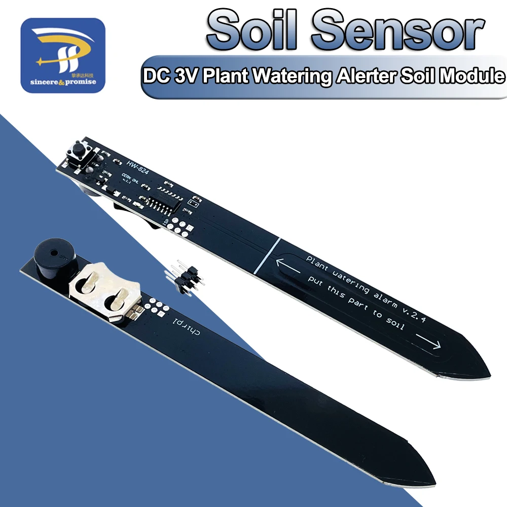 Plant Watering Alarm Alerter Humidity Moisture Sensing Soil Sensor ...