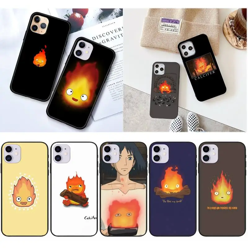 Howl S – Coque De Téléphone Portable Avec Motif Château De Calcifer ...
