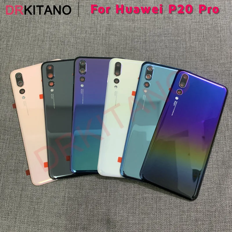 Cubierta trasera para Huawei P20 Pro de 6,1 ", Panel de cristal trasero ...