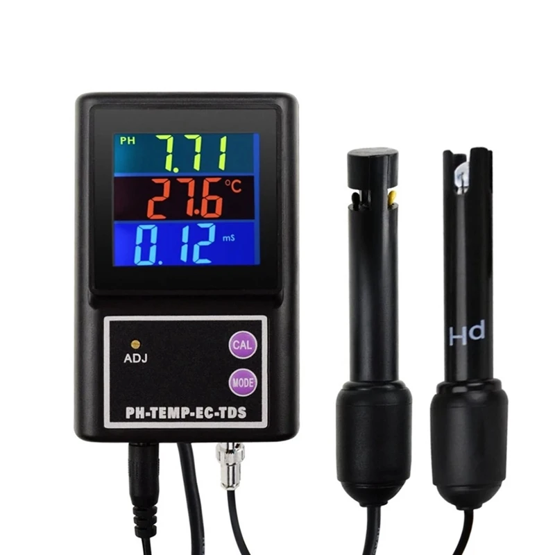Online-PH-TDS-EC-Temperature-Meter-LCD-Multi-parameter-Electrode ...