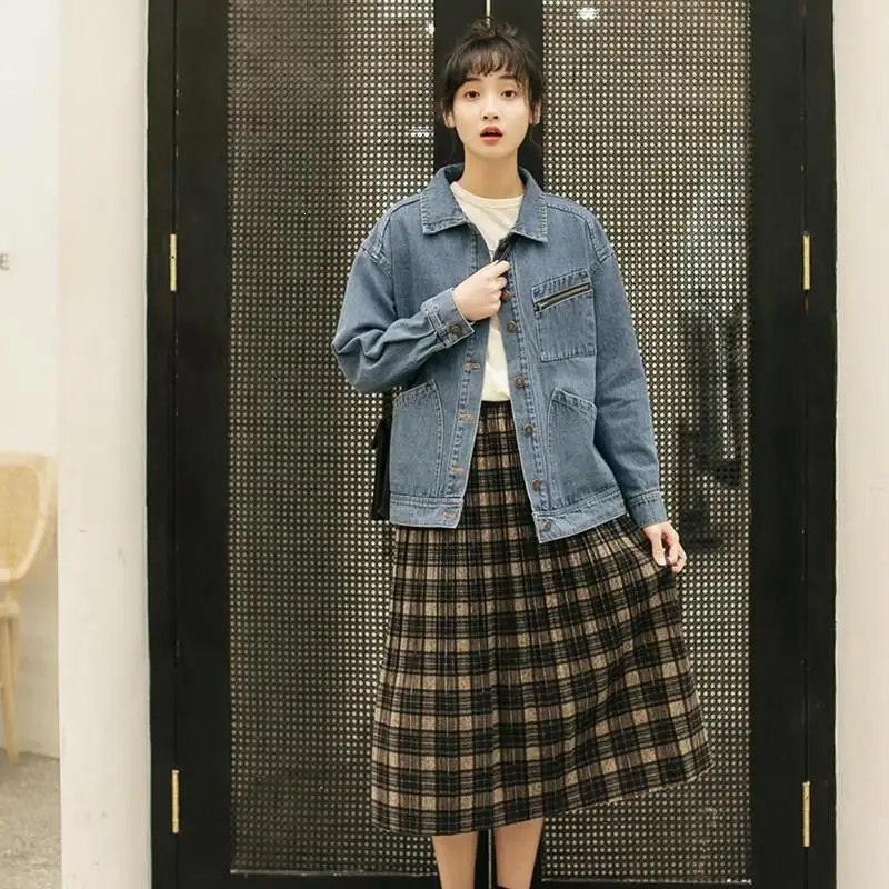 Fall Women Solid Loose Casual Jacket Batwing Sleeve Long Sleeve ...